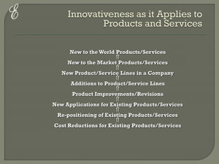 Level of entrepreneurial intensity in corporate entrepreneurship | PPTX