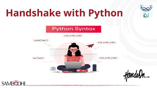 Introduction to python and its basics (variables, data types, control structures | PPT