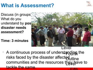 Session 3.4 emergency needs assessment | PDF | Educational Assessment ...