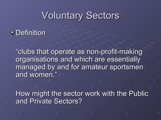 Session 3 6 - sectors + providers | PPT