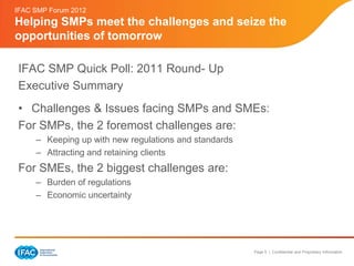 Albert Au - Helping SMPs Meet the Challenges and Seize the ...
