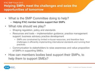 Albert Au - Helping SMPs Meet the Challenges and Seize the ...