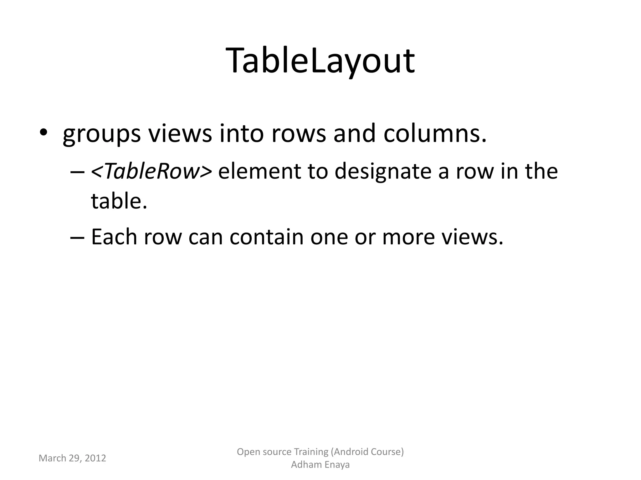 Session 3 android UI | PPTX