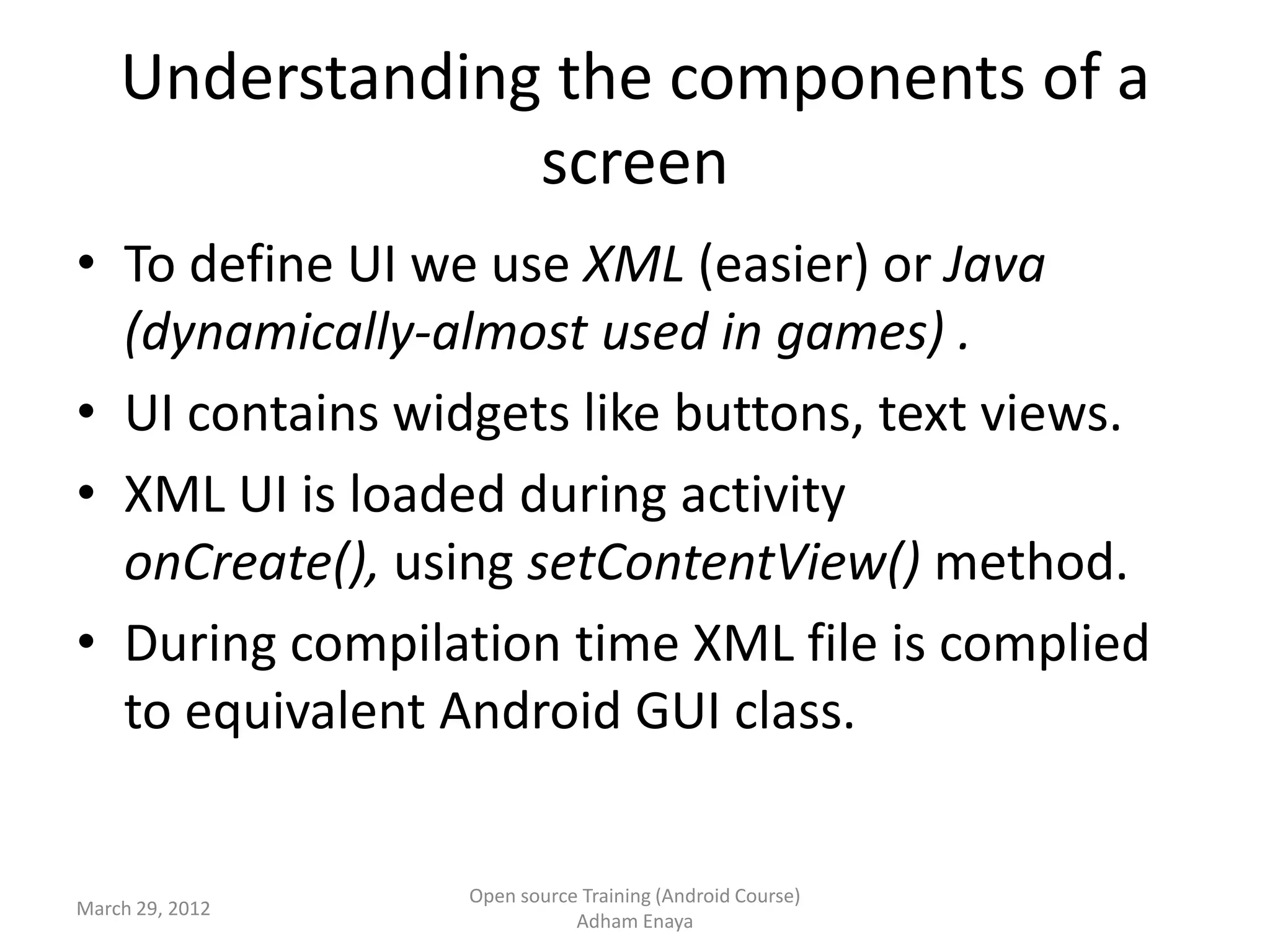 Session 3 android UI | PPTX