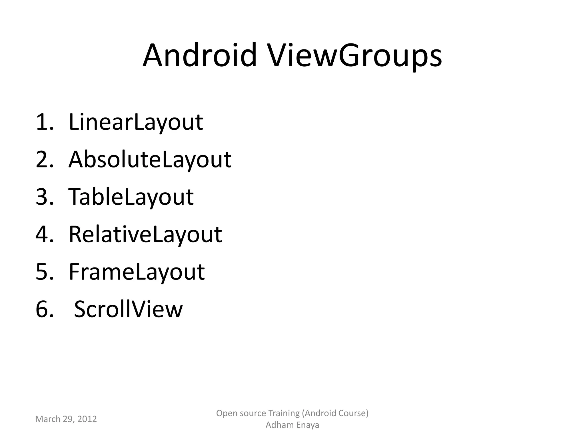 Session 3 android UI | PPTX