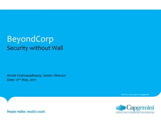 Overview of Google’s BeyondCorp Approach to Security | PPT