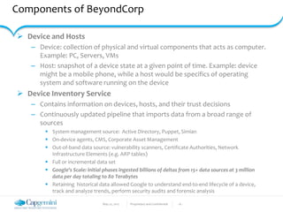 Overview of Google’s BeyondCorp Approach to Security | PPT