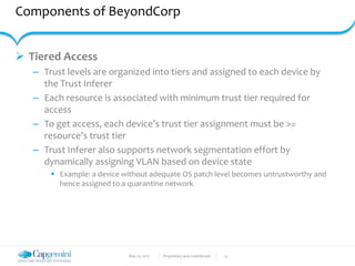 Overview of Google’s BeyondCorp Approach to Security | PPT