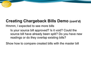 Catalyst 2016: Bill Splits, Submeters, Chargeback Manager | PPTX | Gas ...