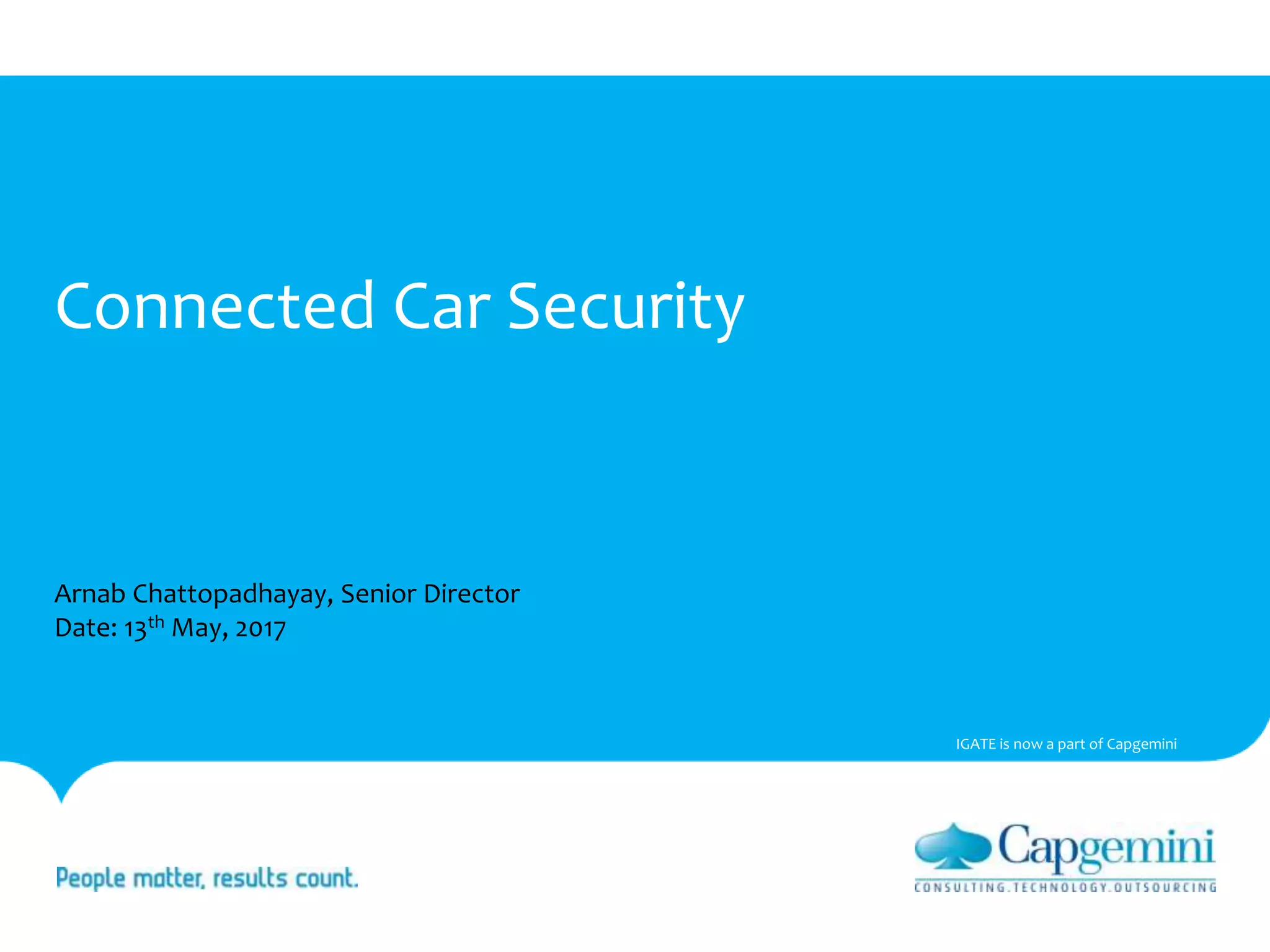 Automotive Security (Connected Vehicle Security Issues) | PPTX