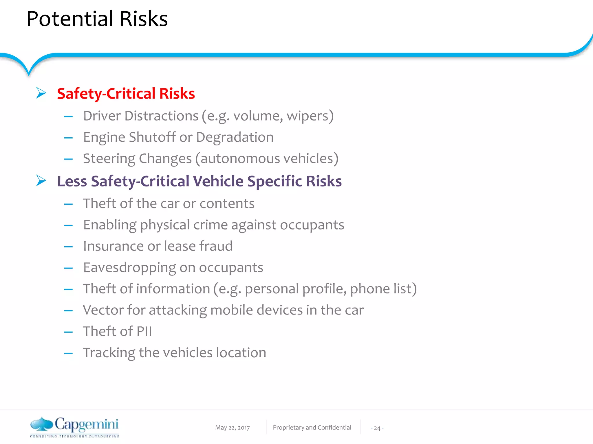 Automotive Security (Connected Vehicle Security Issues) | PPTX