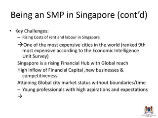 Don Ho - Challenges and Opportunities for the SMP in Singapore | PPT