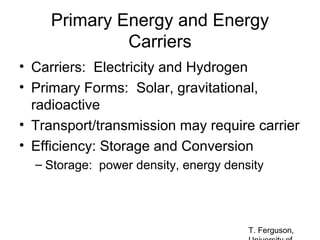 Session 3 energy carriers and fuels | PPT