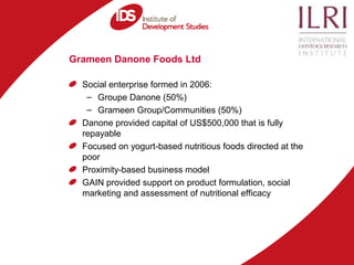 Session 3. Henson Danone Grameen Case Study | PPT