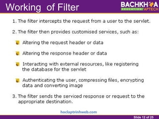 Session 3 inter-servlet communication & filters - Giáo trình Bách Khoa ...