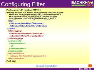 Session 3 inter-servlet communication & filters - Giáo trình Bách Khoa Aptech | PPT