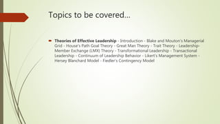 Session 3 leadership styles | PPT