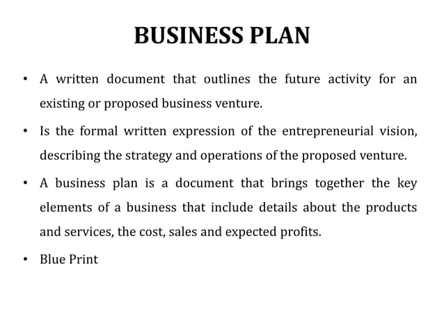 Business plan - Entrepreneurship | PPTX | Business Administration ...