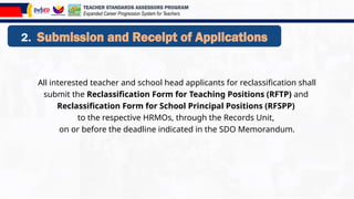Teacher Standards Assessors Program: Procedures and Requirements for ...