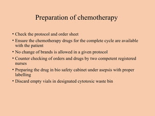 Session 3 - Role of a nurse in chemotherapy.pptx