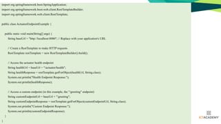Session 3 - SPRING BOOT - Accessing Actuator EndPoint.pptx