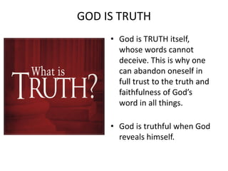 Session 3 who is god who is jesus christ 2017 | PDF