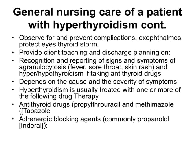 Session 30_ Nursing Care Of A Patient With Hyperthyroidism .ppt ...