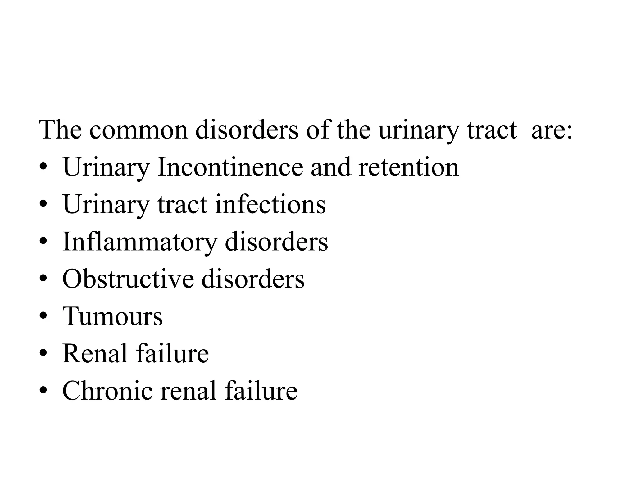 Session 31 Common Disorders of the Urinary System.pptx