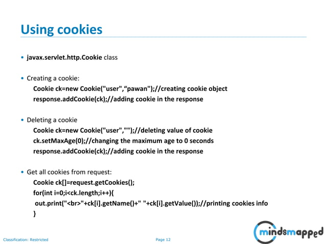 Session 32 - Session Management using Cookies | PPTX | Web Development | Internet