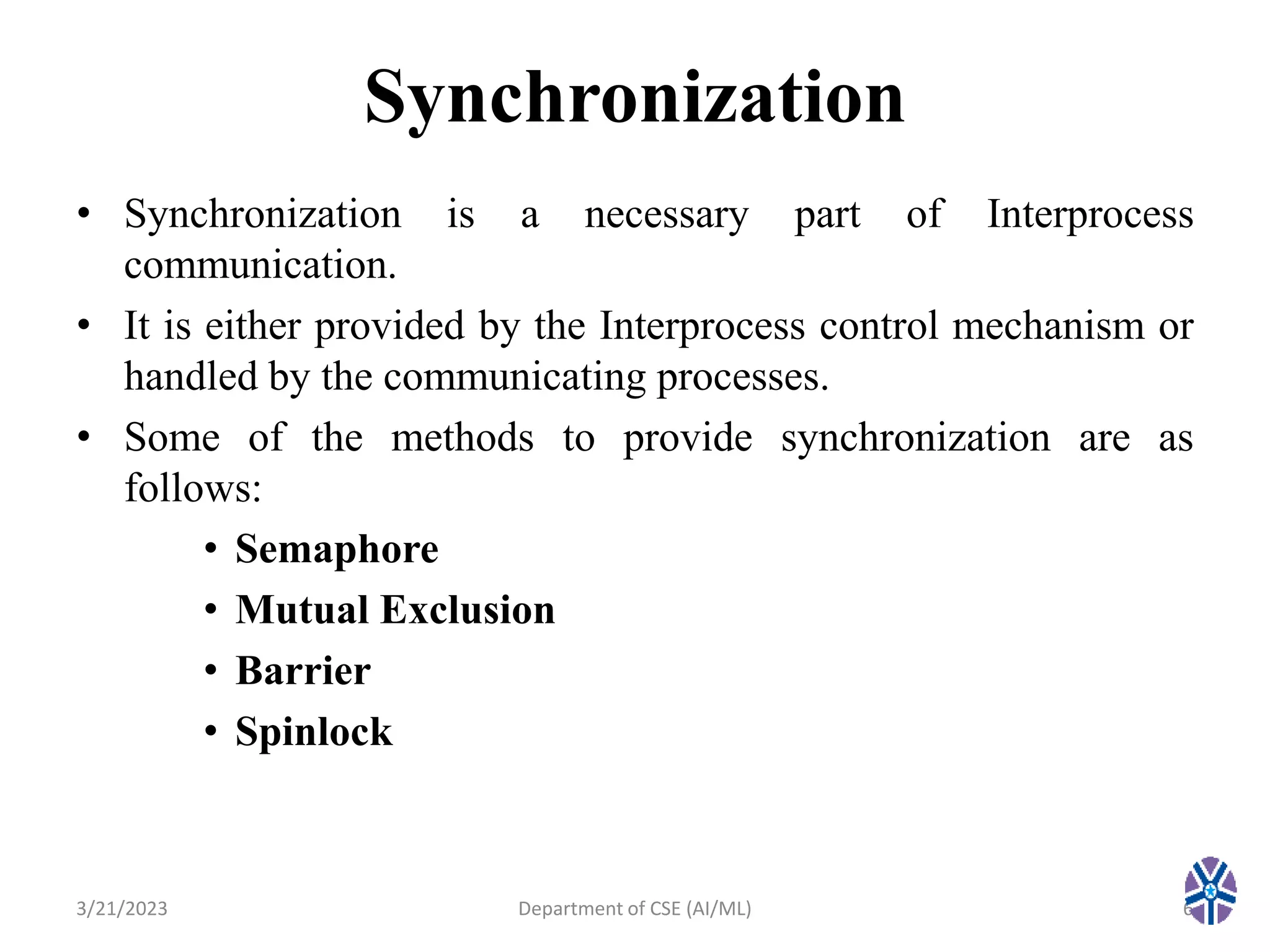 CS304PC:Computer Organization and Architecture Session 32 ...