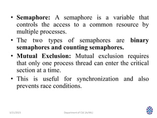 CS304PC:Computer Organization and Architecture Session 32 Interprocessors communication and ...