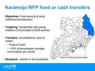 Child Work in the Karamoja ECD Cash or Food Transfer Programme | PPT
