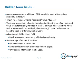 Session 33 - Session Management using other Techniques | PPTX