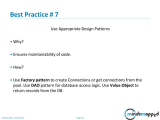 Session 34 - JDBC Best Practices, Introduction to Design Patterns | PPT