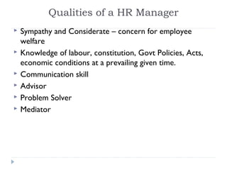 Session 3 & 4 role & challenges of hr professionals | PPT