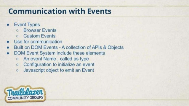Session 3/5 component communication using events | PPT