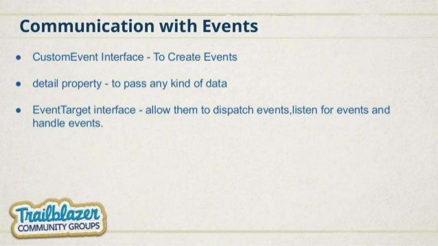 Session 3/5 component communication using events | PPT