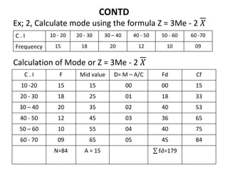 Mean, median & mode 2 | PPTX