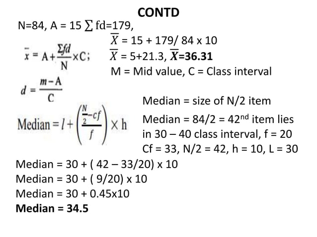 Mean, median & mode 2 | PPT