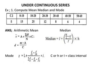Mean, median & mode 2 | PPTX