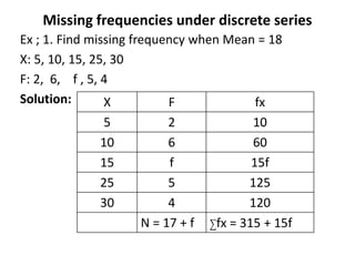 Missing frequency 1 | PPTX