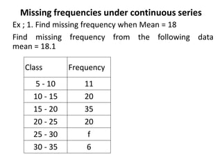 Missing frequency 2 | PPTX