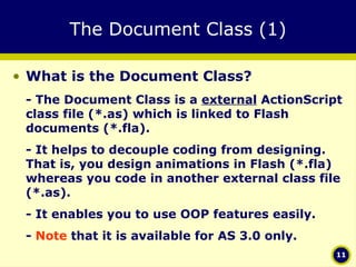 Actionscript 3 - Session 3 Action Script And Flash | PPT