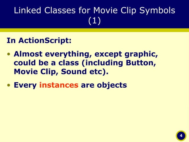 Actionscript 3 - Session 3 Action Script And Flash | PPT | Web Development | Internet