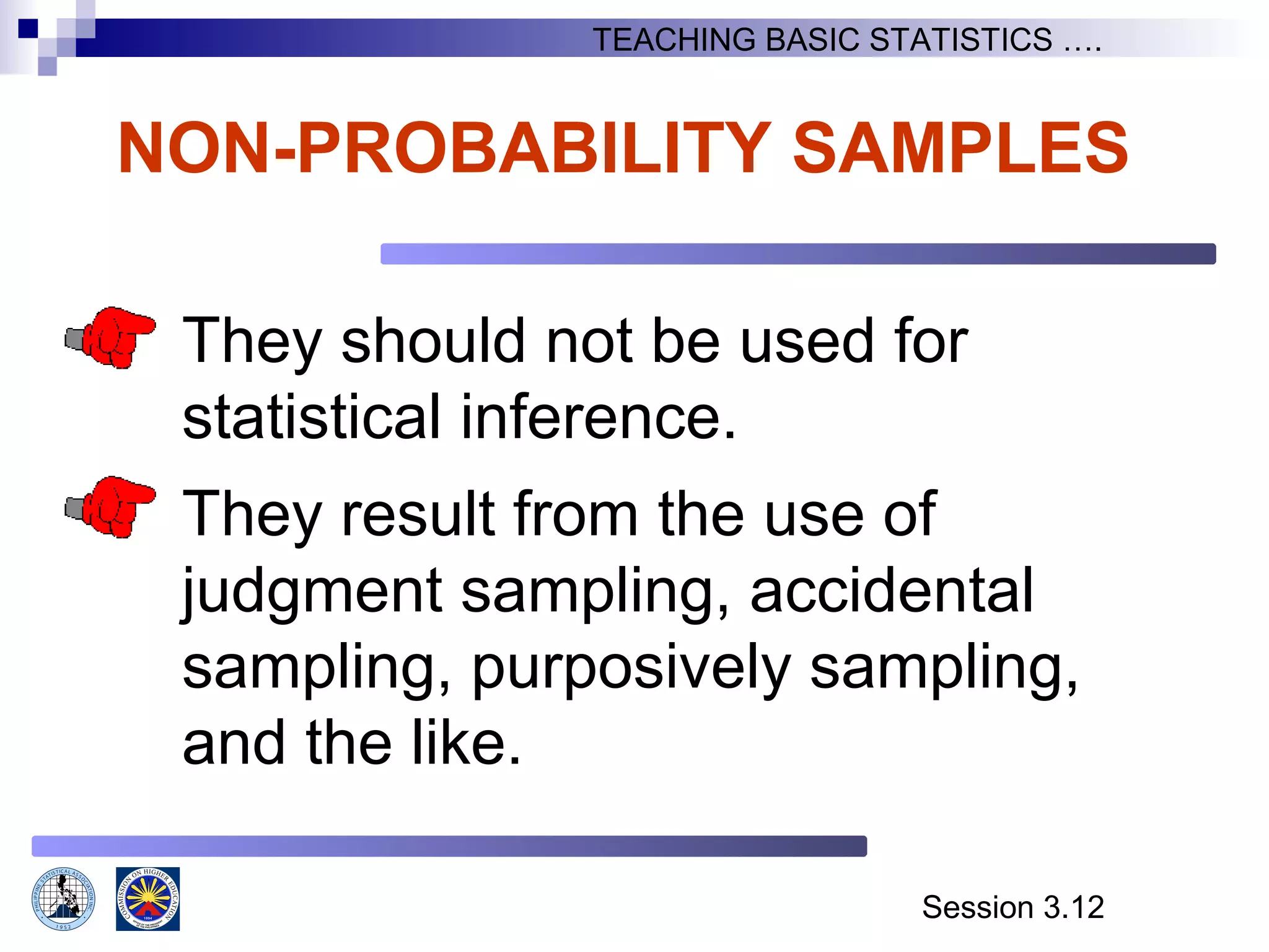 Introduction to basic concept in sampling and sampling techniques | PPT
