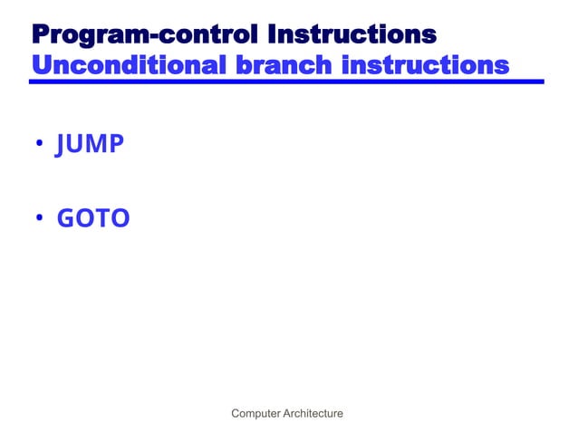 Instruction Types Arithmatics Computer Architecture Ppt