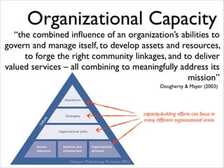Nonprofit Organizational Capacity Building | PDF