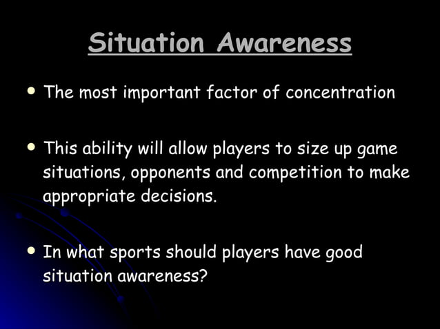 Session 3 concentration | PPT