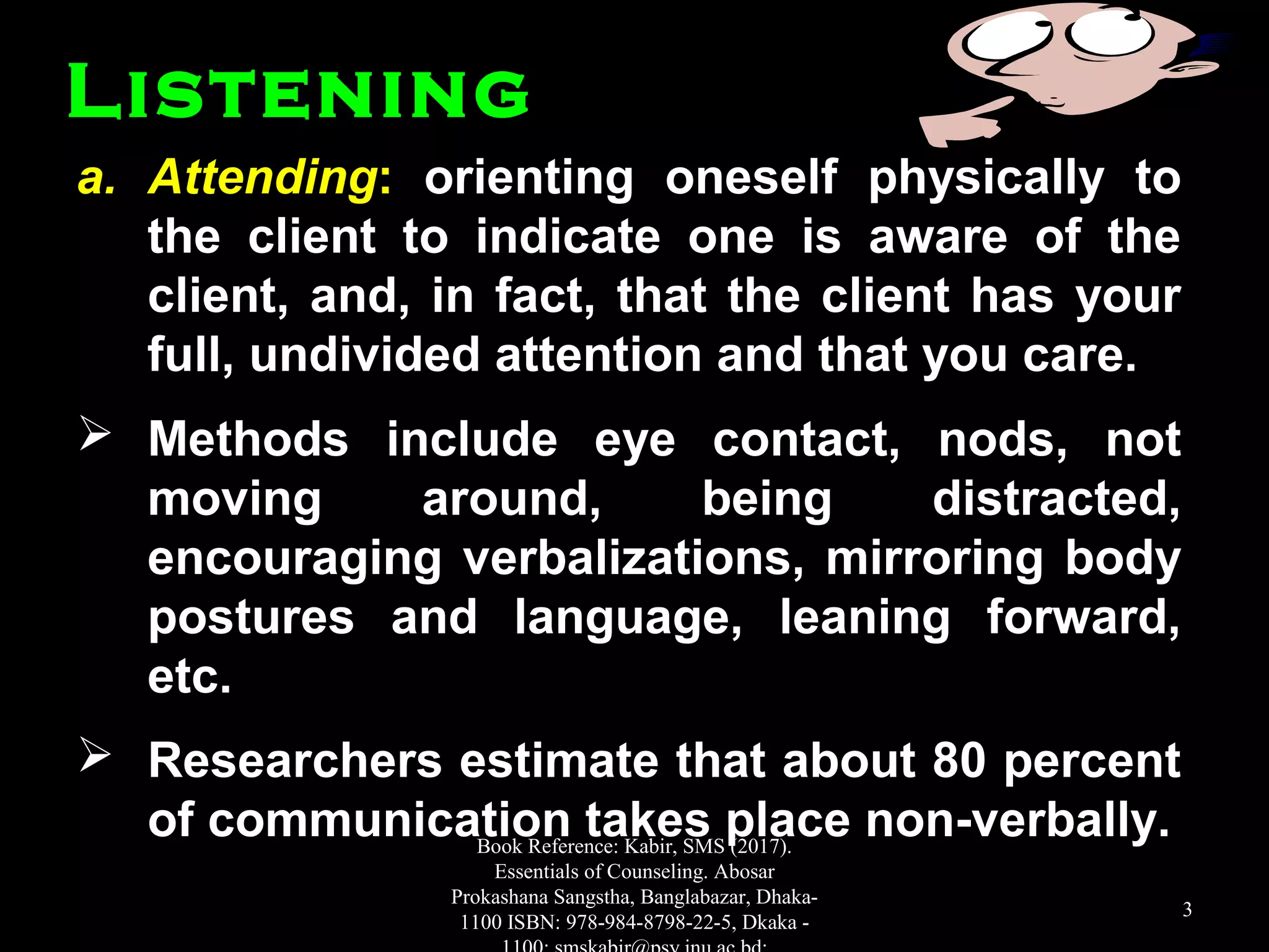 Basic Counseling Skills | PPT