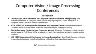 AI TOOLS AND TECHNIQUES FOR IMAGE PROCESSING | PPT